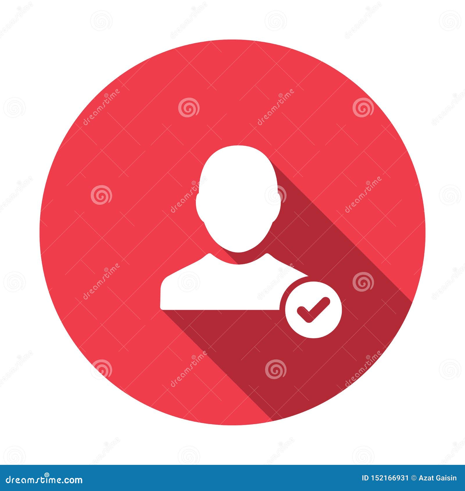 User Icon with Check Sign. Profile Icon and Approved, Confirm, Done ...