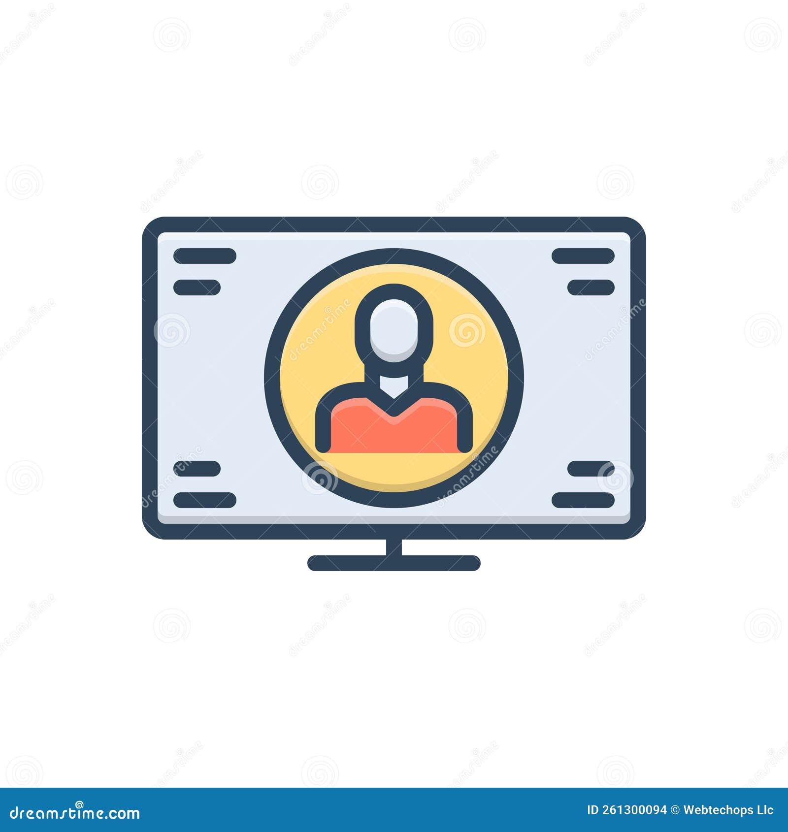 Color Illustration Icon for User, Consumer and Admin Stock Vector ...