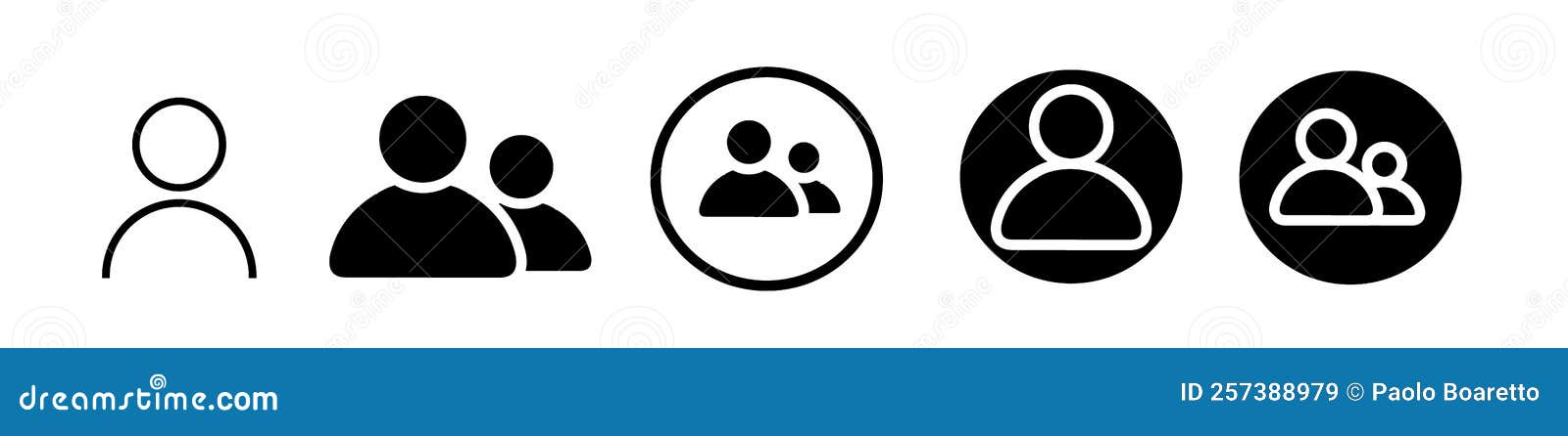 User Icon Flat Isolated on White Background. User Symbol Stock Vector ...