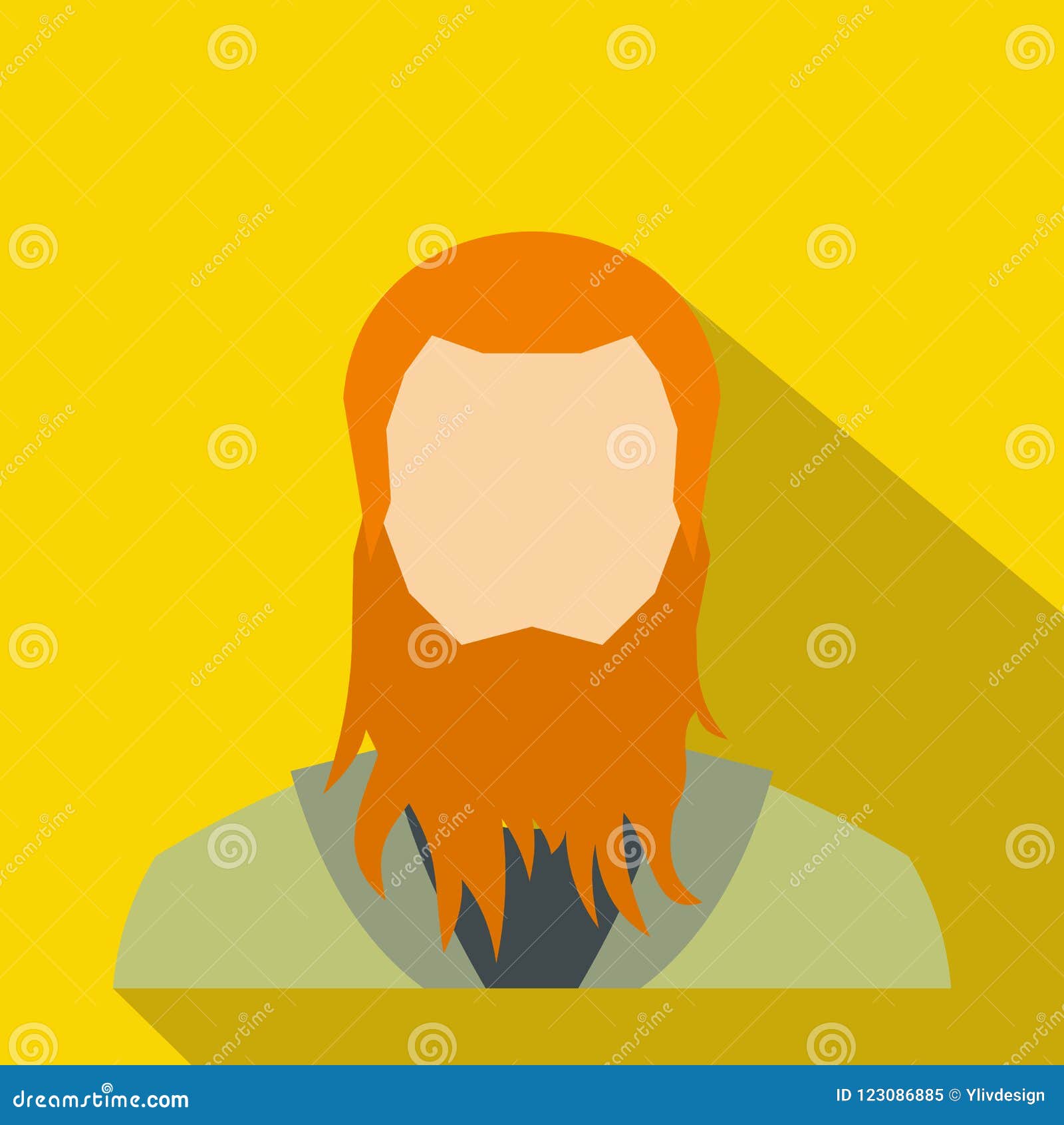 User icon, flat style stock illustration. Illustration of group - 123086885