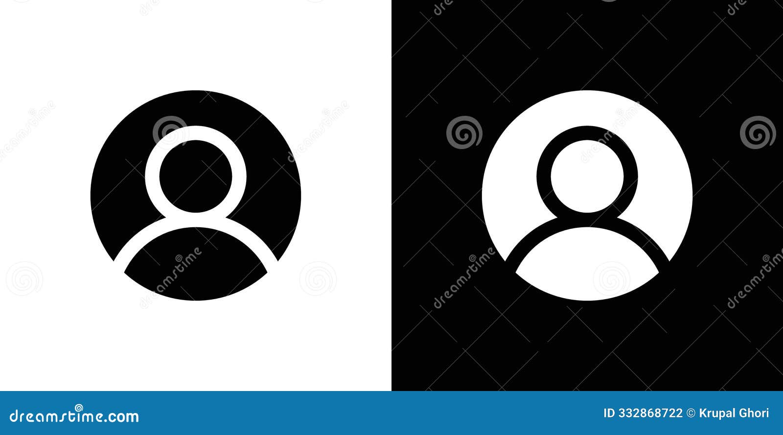 User icon logo set vector stock vector. Illustration of graphic - 332868722