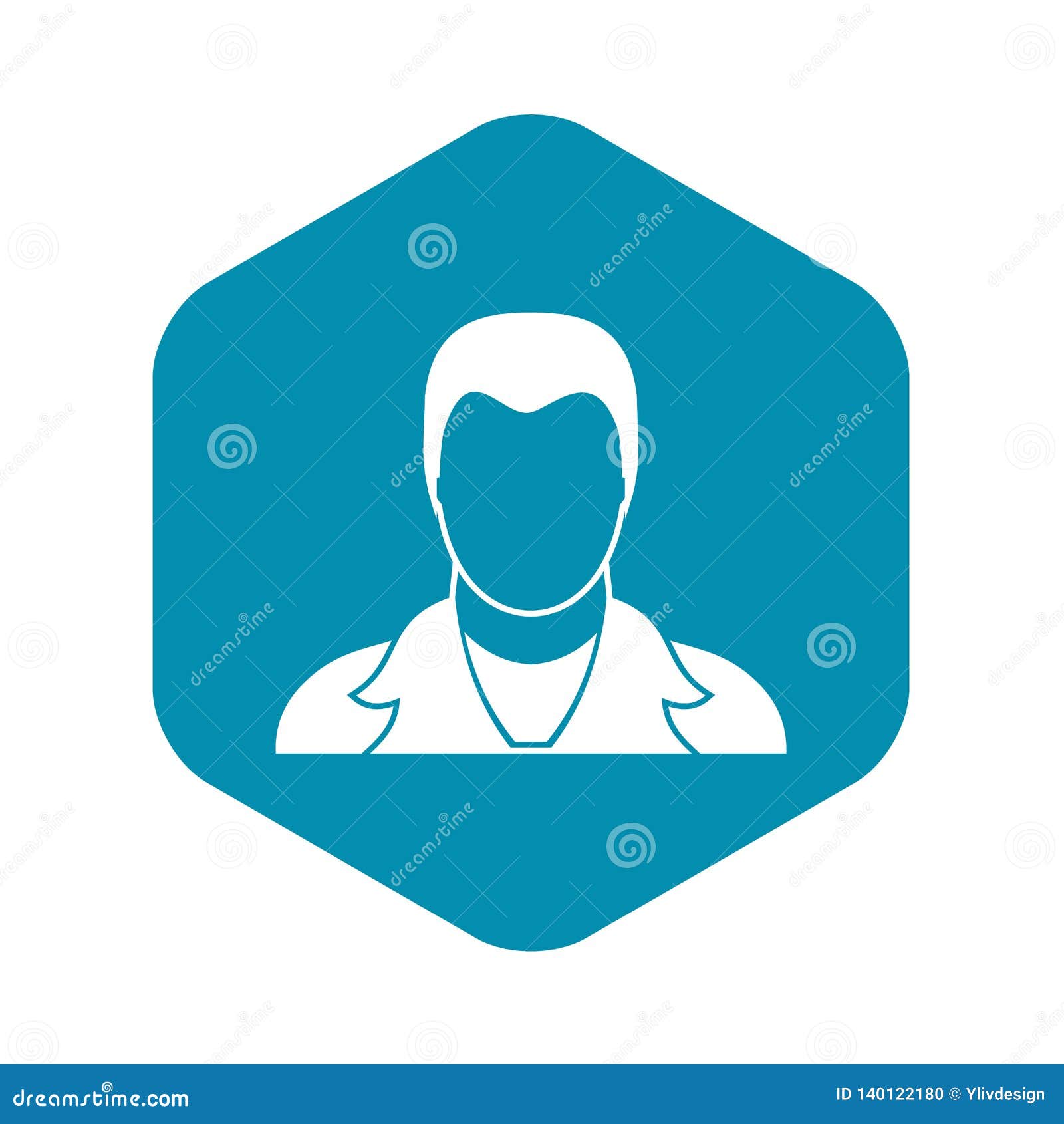 User icon, simple style stock vector. Illustration of people - 140122180