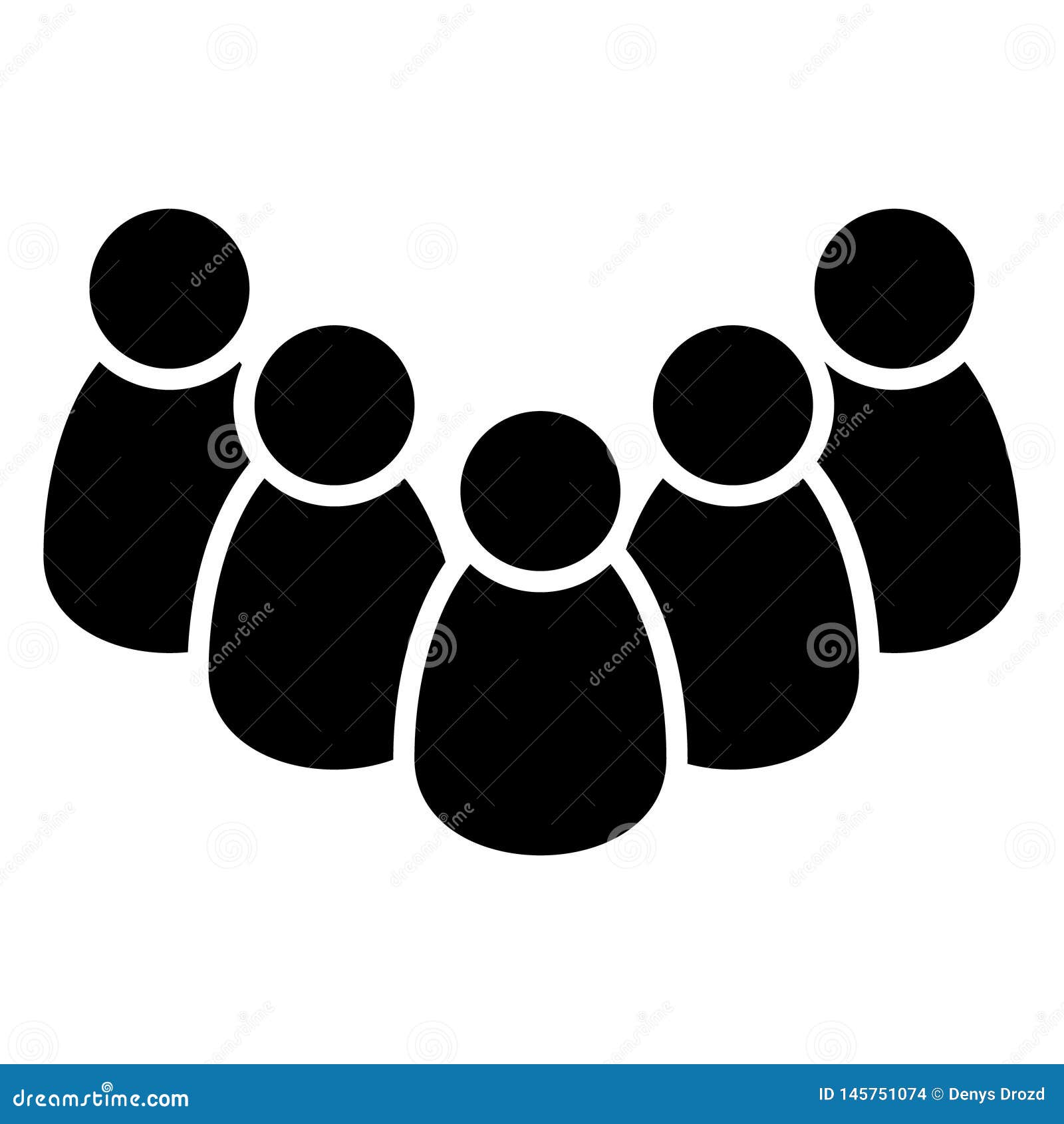 User Icon Vector. People Symbol, People Crowd Vector Illustration ...
