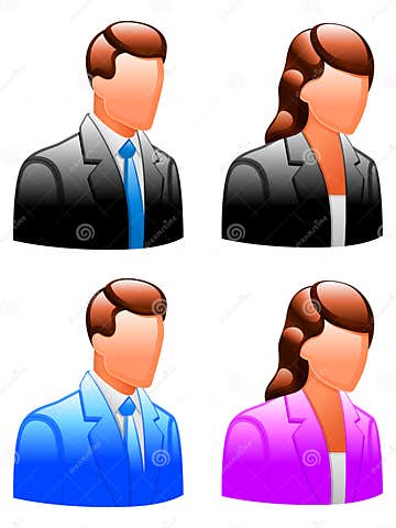 User icons. stock vector. Illustration of business, contemporary - 15123452