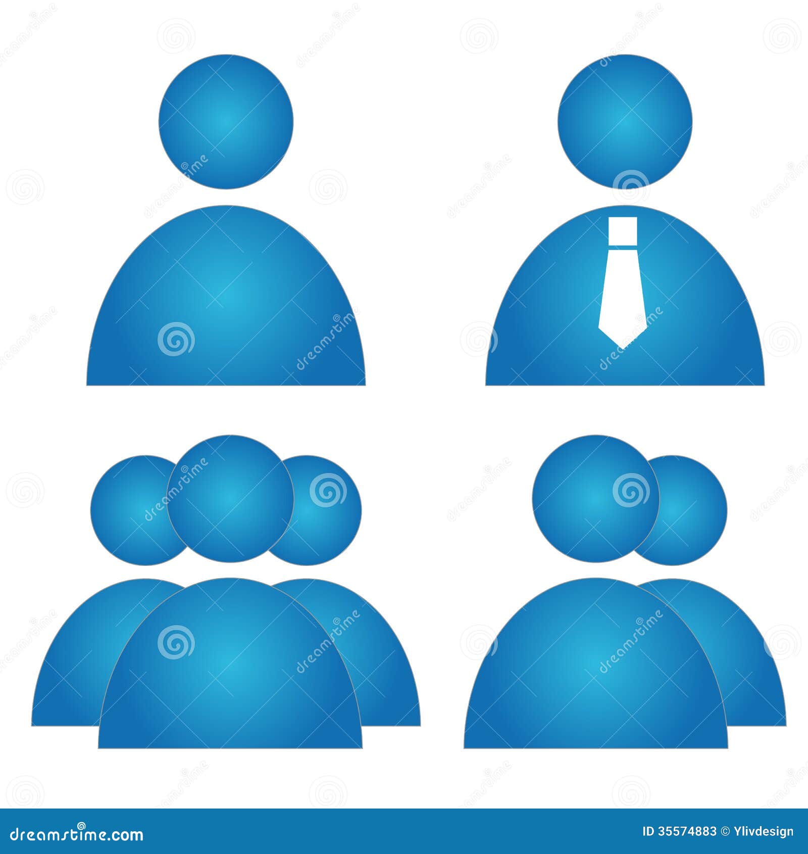 User icons set stock vector. Illustration of customers - 35574883