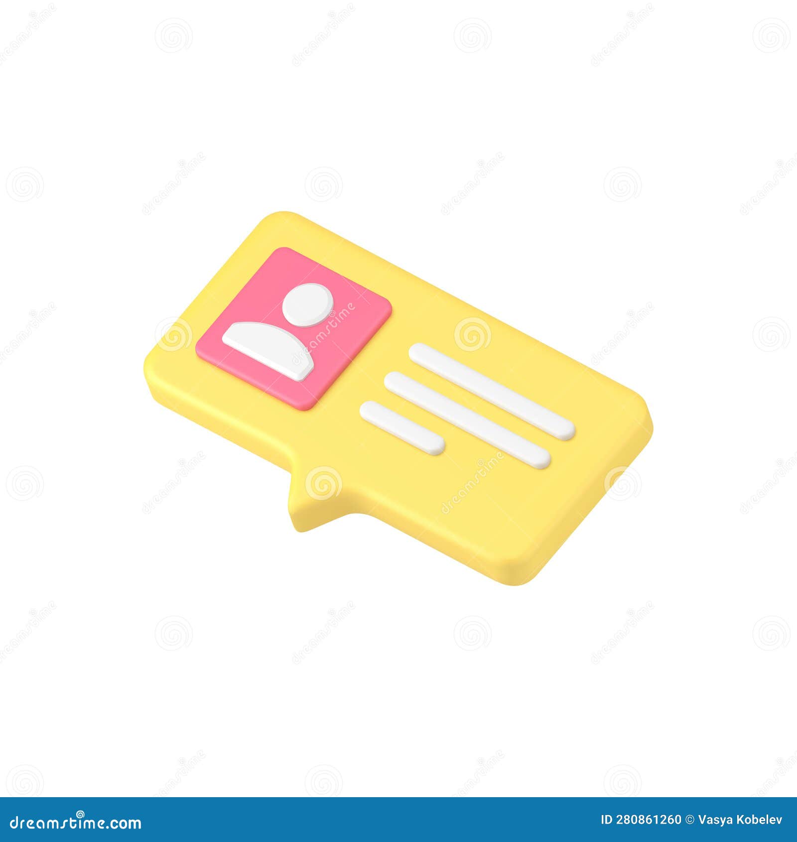 User Identification Personal Account Information Yellow Quick Tips 3d ...