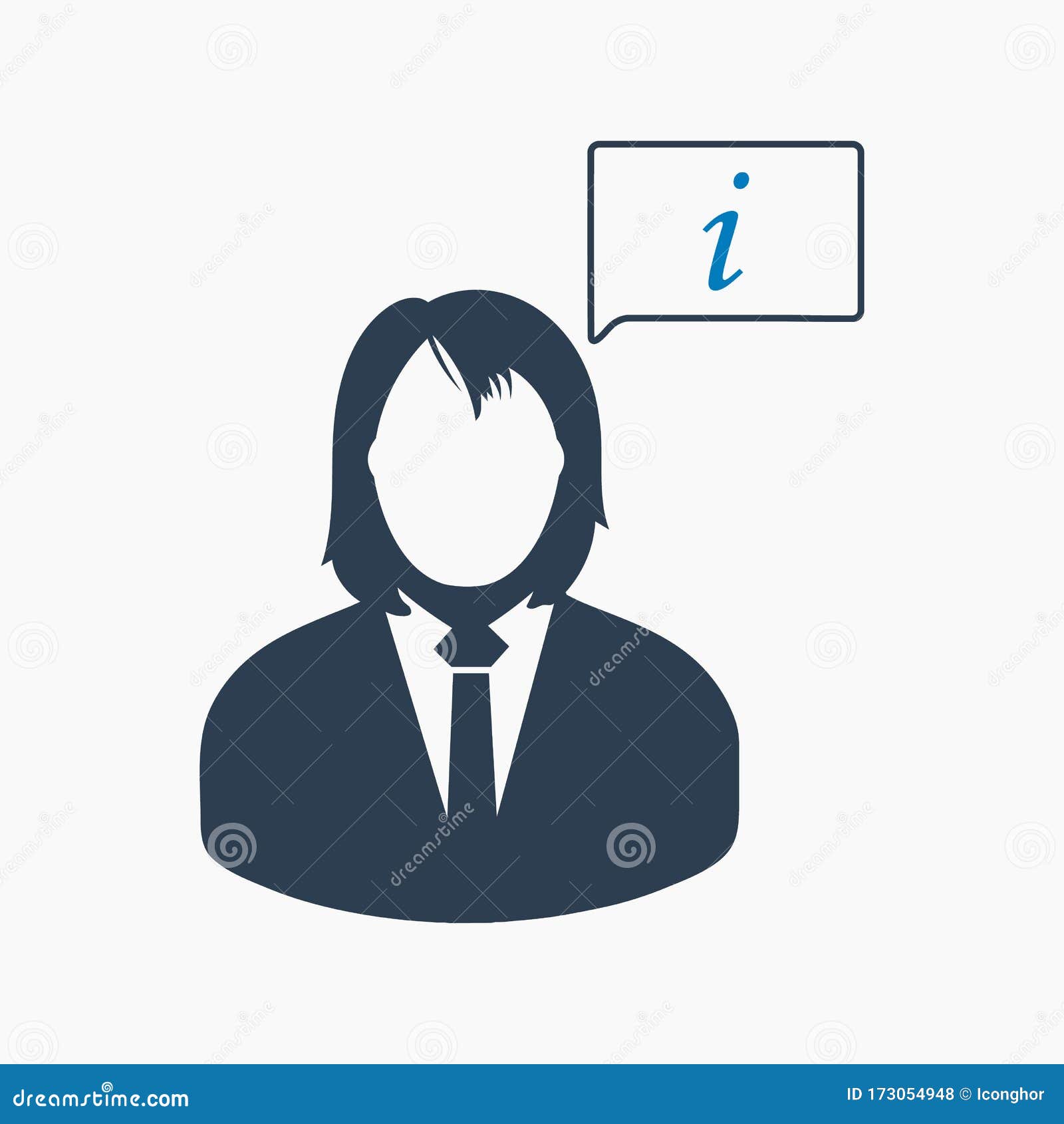 User information icon. stock vector. Illustration of administration ...