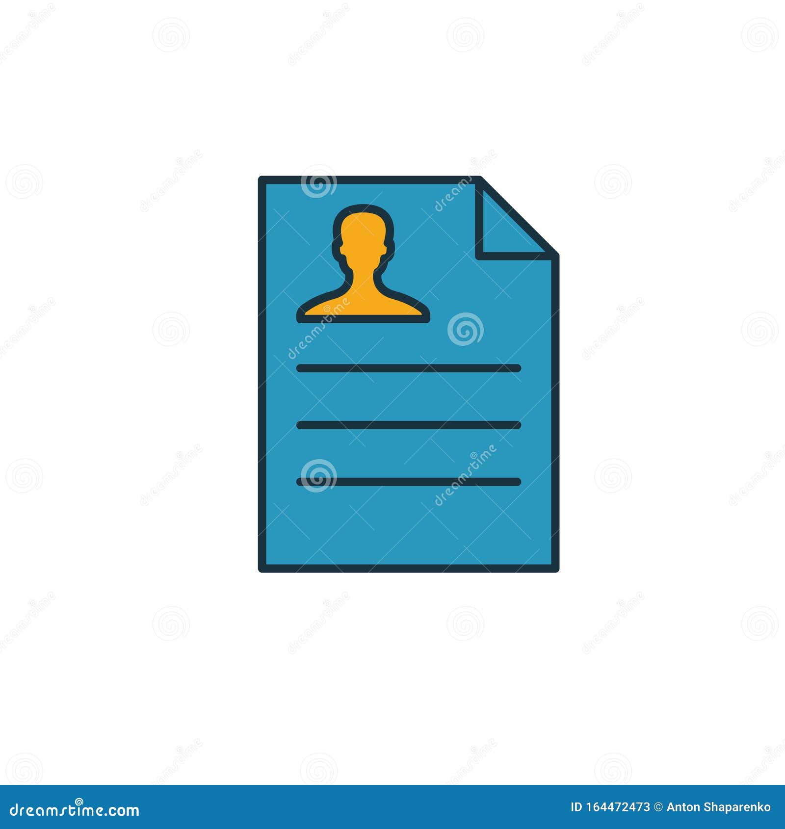 User Information Icon. Simple Element from Smm Icons Collection Stock ...