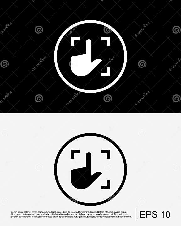 User Input Icon Template stock illustration. Illustration of vector ...