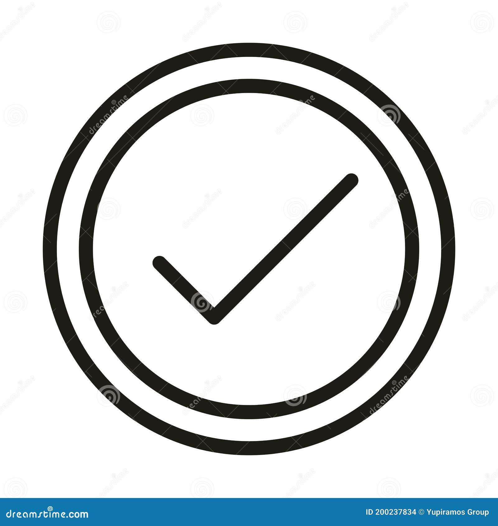 Set Of User Accept Icons. Profile With Checkmark Icon. Avatar Check ...