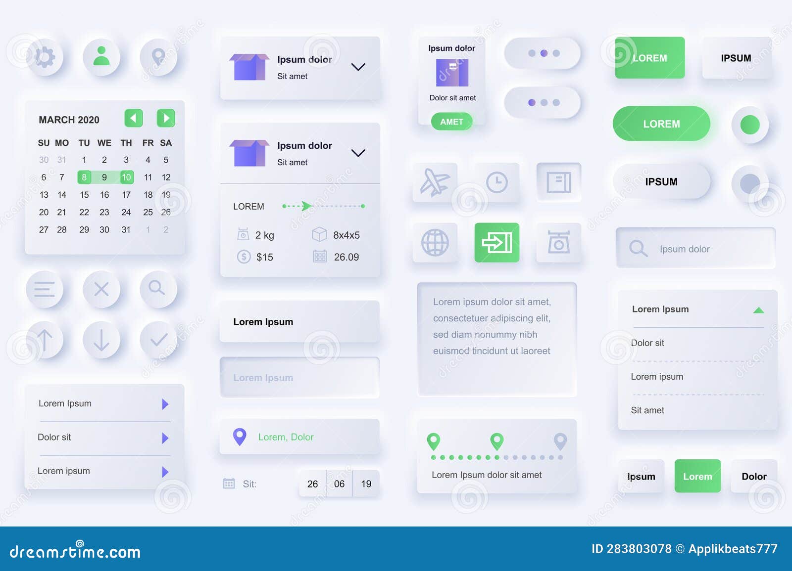 Logistics Components Info Graphic With Inbound-Outbound Transportation ...