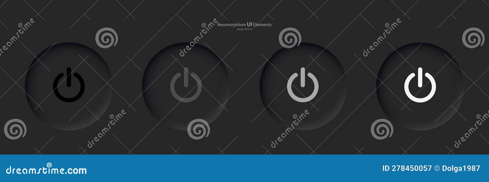 User Interface Elements for Mobile Devices in the Style of Neumorphism ...