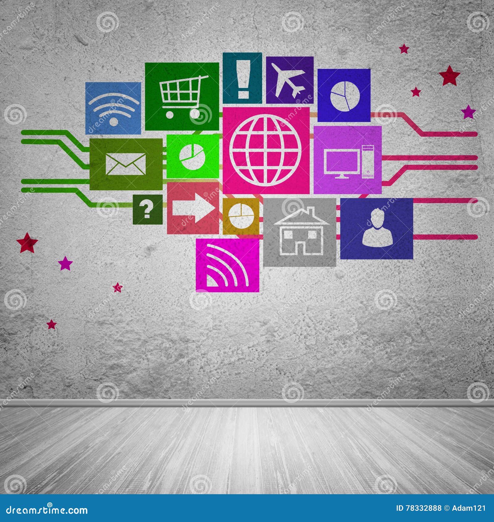 User interface stock photo. Image of profile, multimedia - 78332888