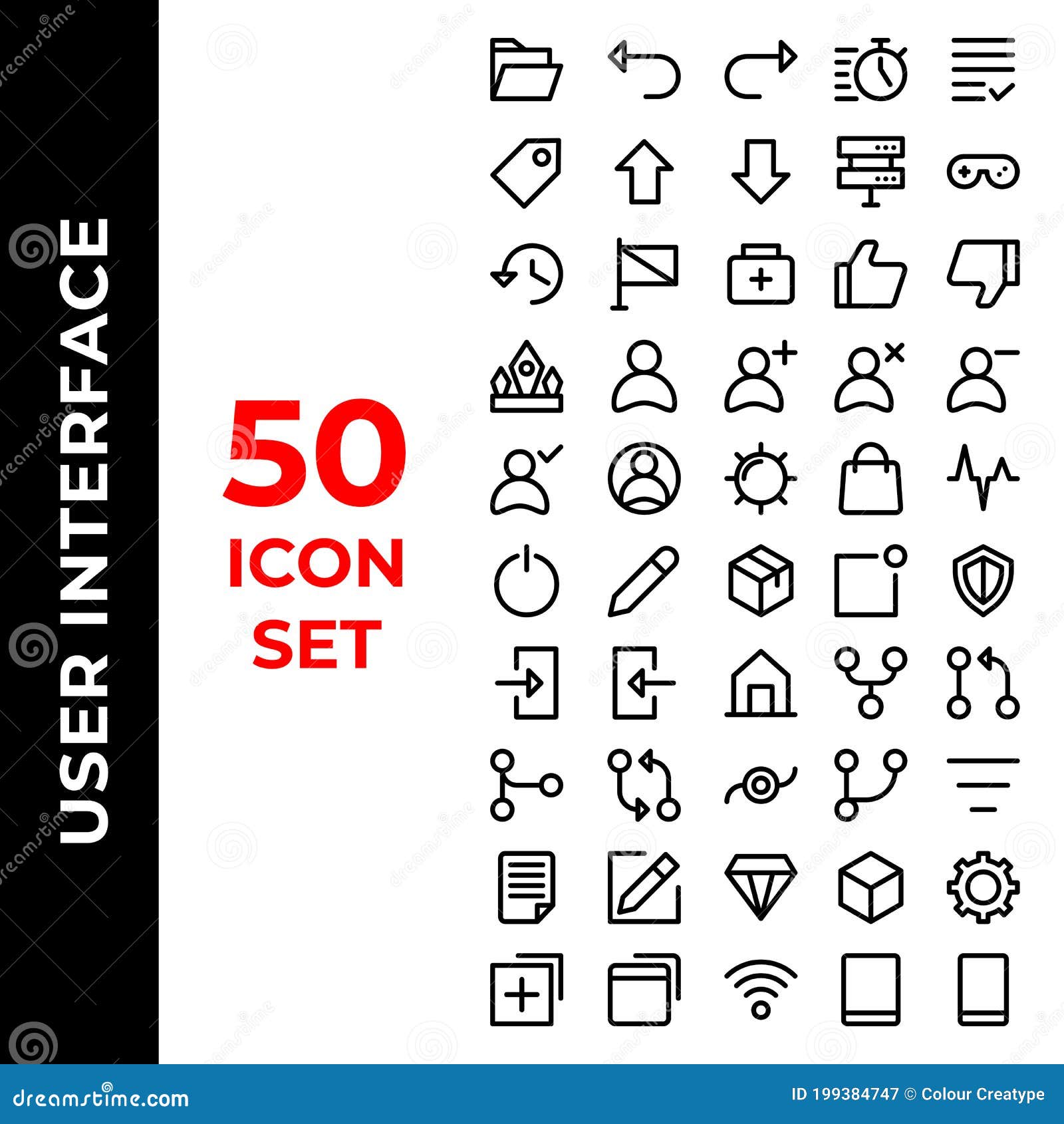 Undo And Redo Icon On Transparent Background. Flat Style. Stock ...