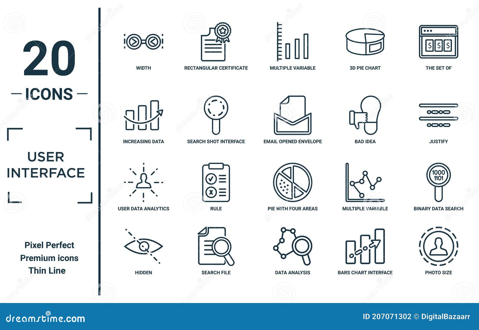 Linear Increasing Stocks Icon From Business And Analytics Outline Collection Thin Line