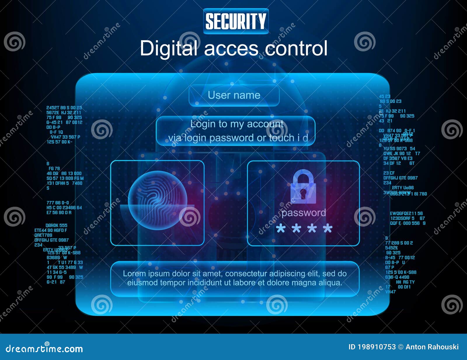 Authenticated Panel Stock Illustrations – 1 Authenticated Panel Stock ...