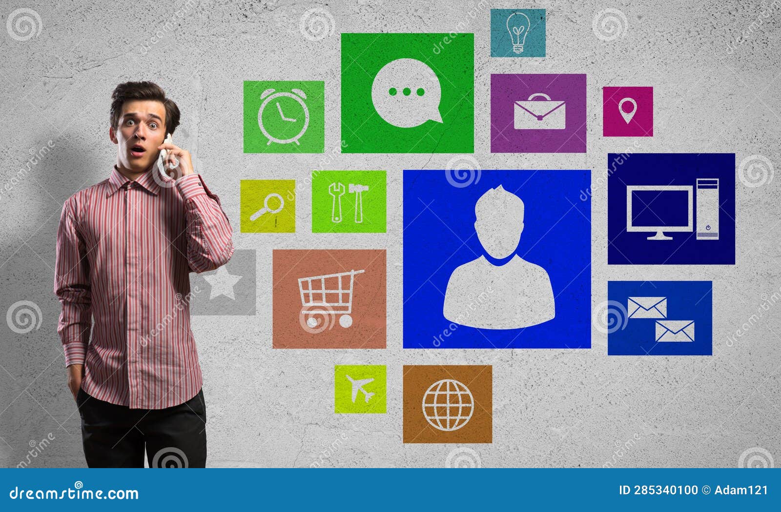 User interface stock photo. Image of technology, apps - 285340100