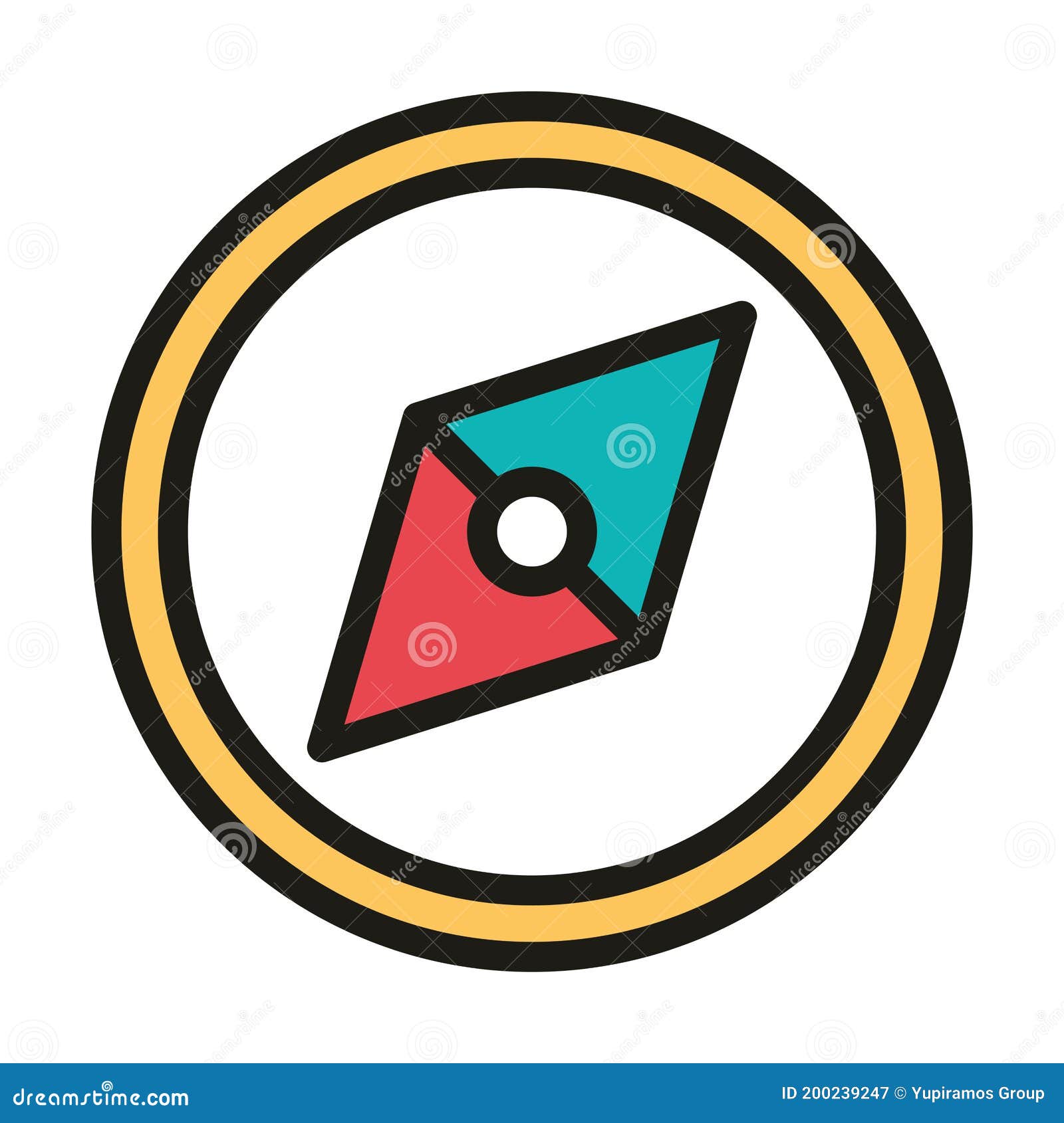 User Interface Web Application Compass Linear and Fill Style Stock ... User Interface Web Application Compass Linear and Fill Style Stock ...
