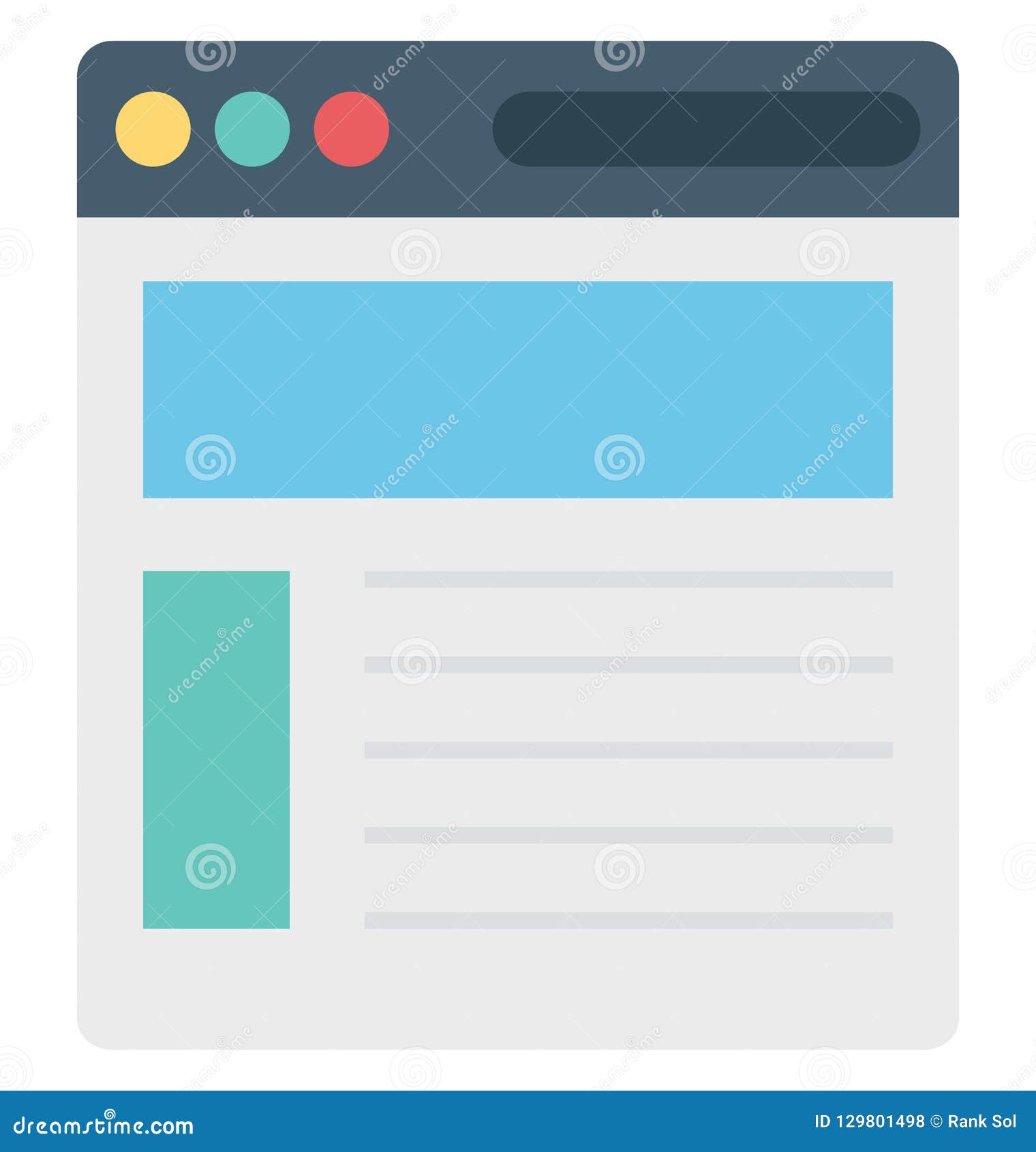 User Interface Web Design Isolated Vector Icons That Can Be Easily