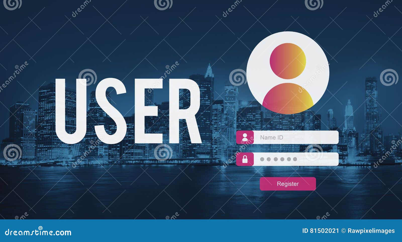 User Internet Sign in Privacy Concept Stock Image - Image of connection ...