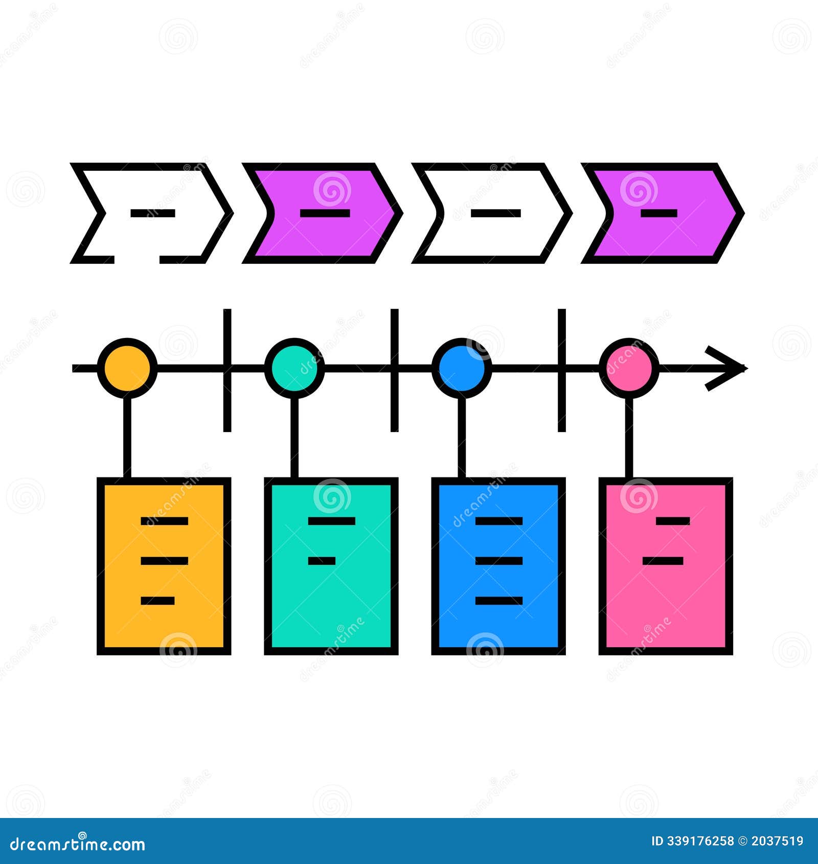 User Journey Map Ux Ui Design Icon Color Illustration Stock Vector - Illustration of icon, asian ...