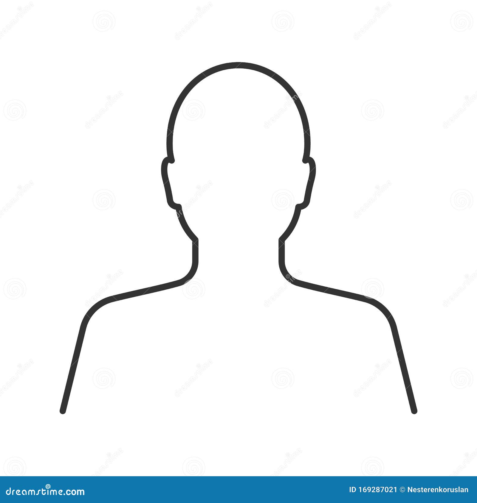 Head And Shoulders Drawing Template Head And Shoulders Drawing Template