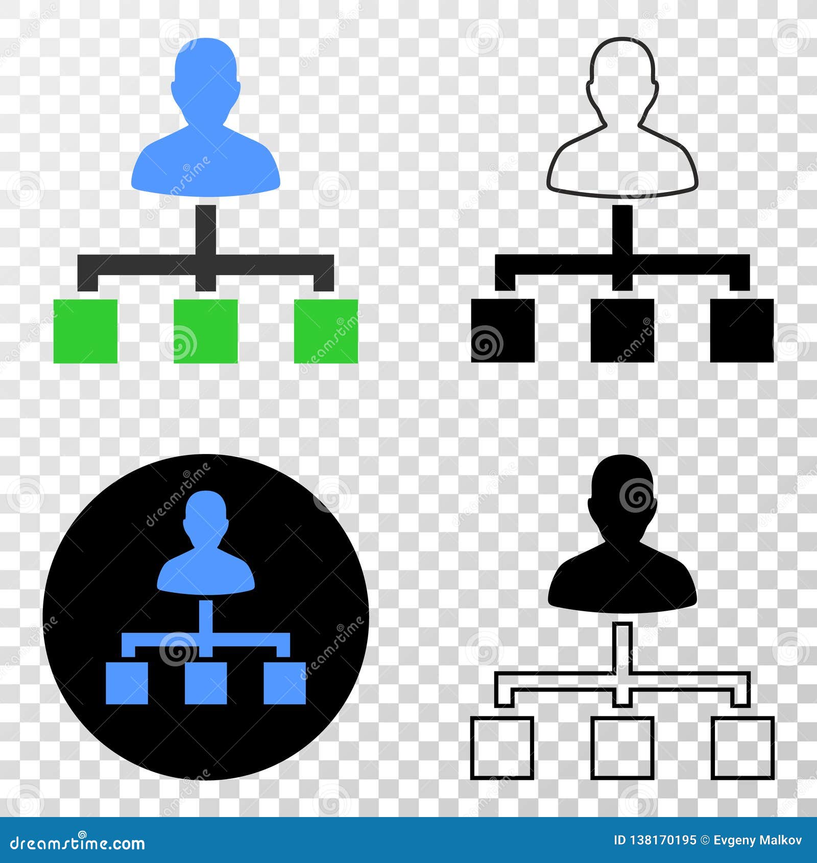 User Links Vector EPS Icon with Contour Version Stock Vector ...