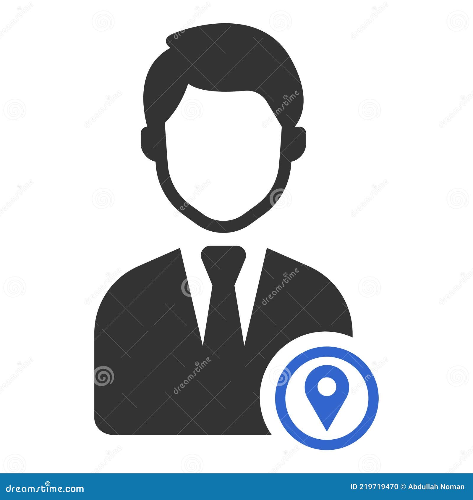 User location icon design stock vector. Illustration of circle - 219719470