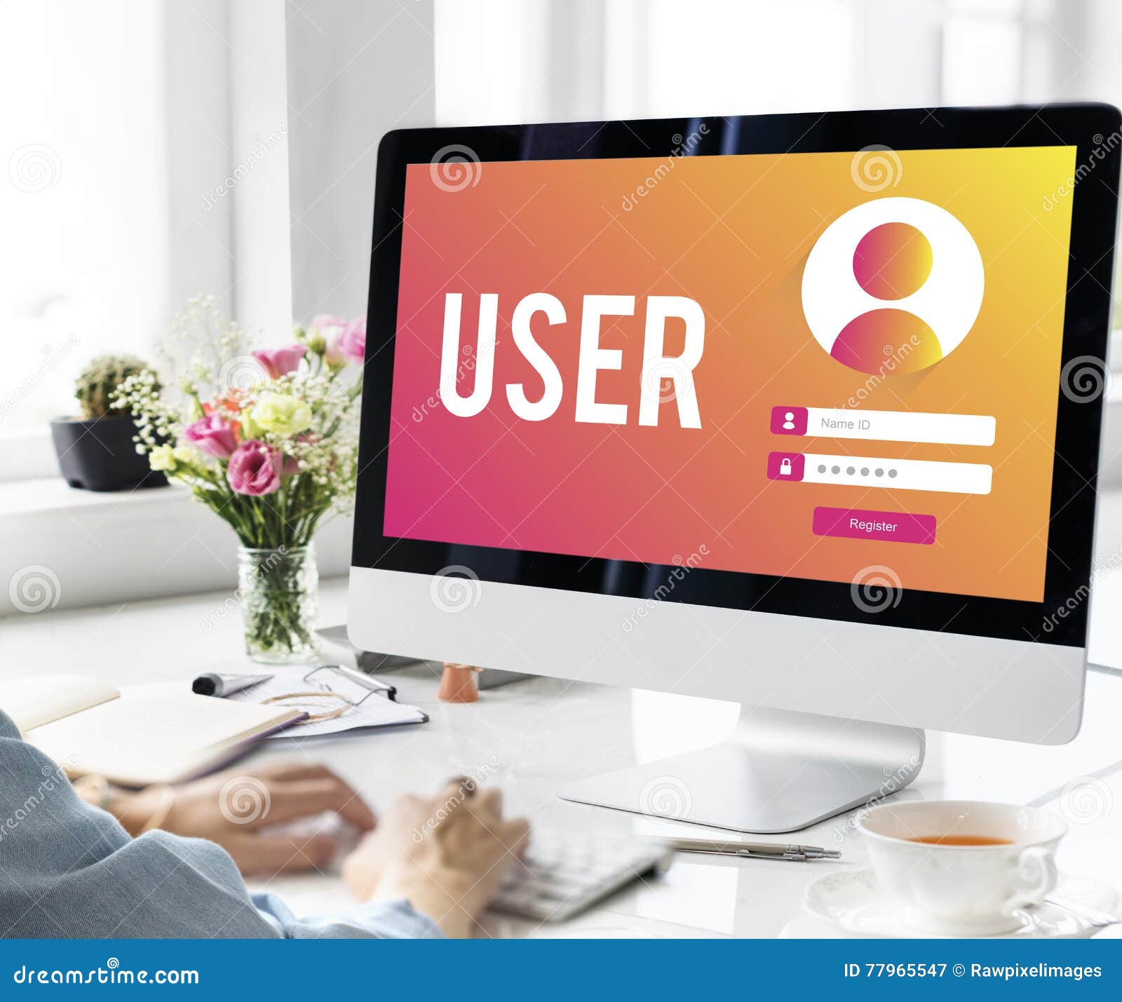 User Login Name Password Concept Stock Image - Image of digital ...