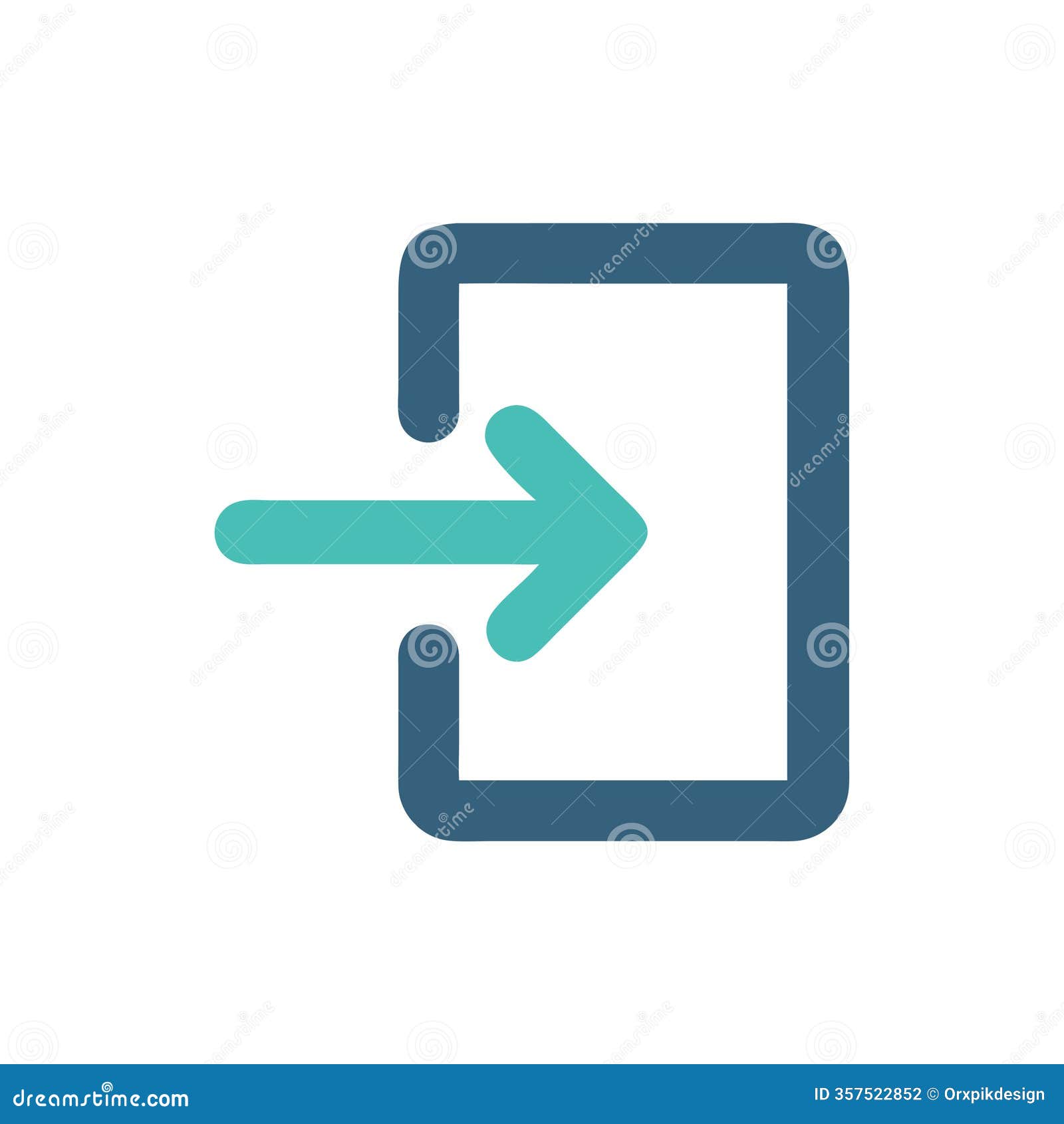 Logout Icon Vector From Ecommerce Basic Ui Concept. Thin Line ...