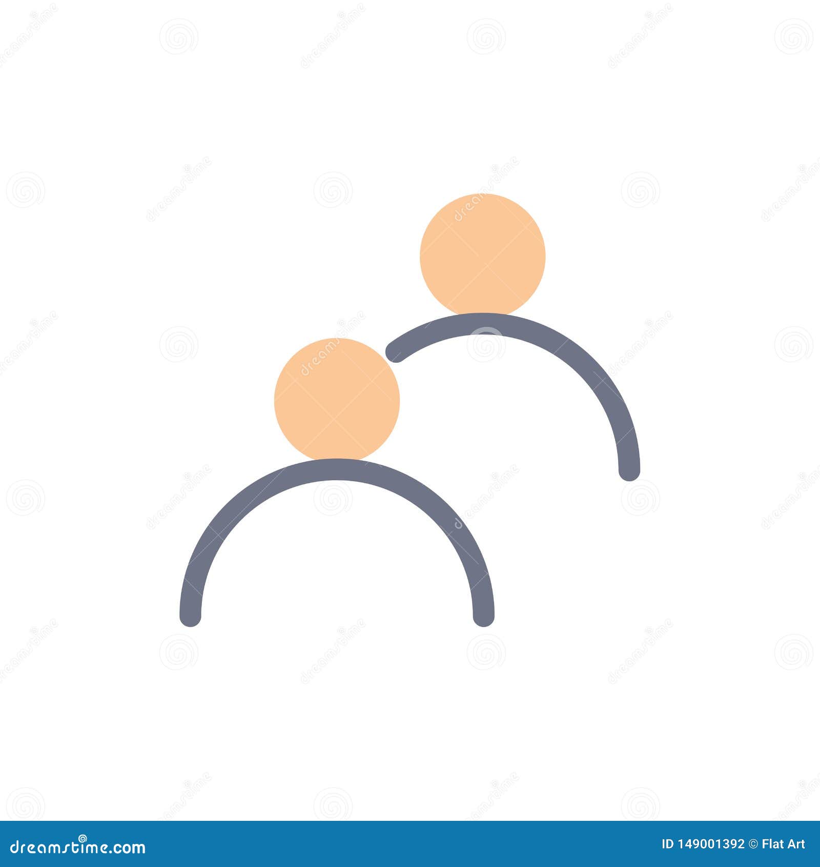 User, Looked, Avatar, Basic Line Icon With 5 Steps Presentation ...