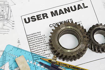 User manual stock photo. Image of machine, engineering - 25352246