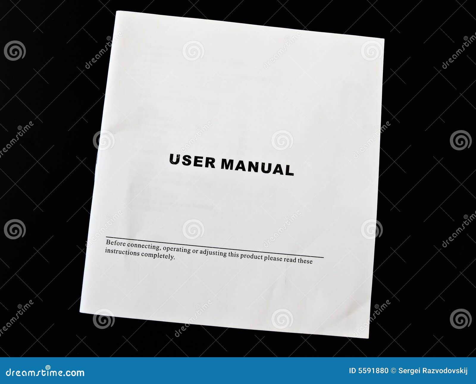 User manual stock photo. Image of guide, document, technology - 5591880