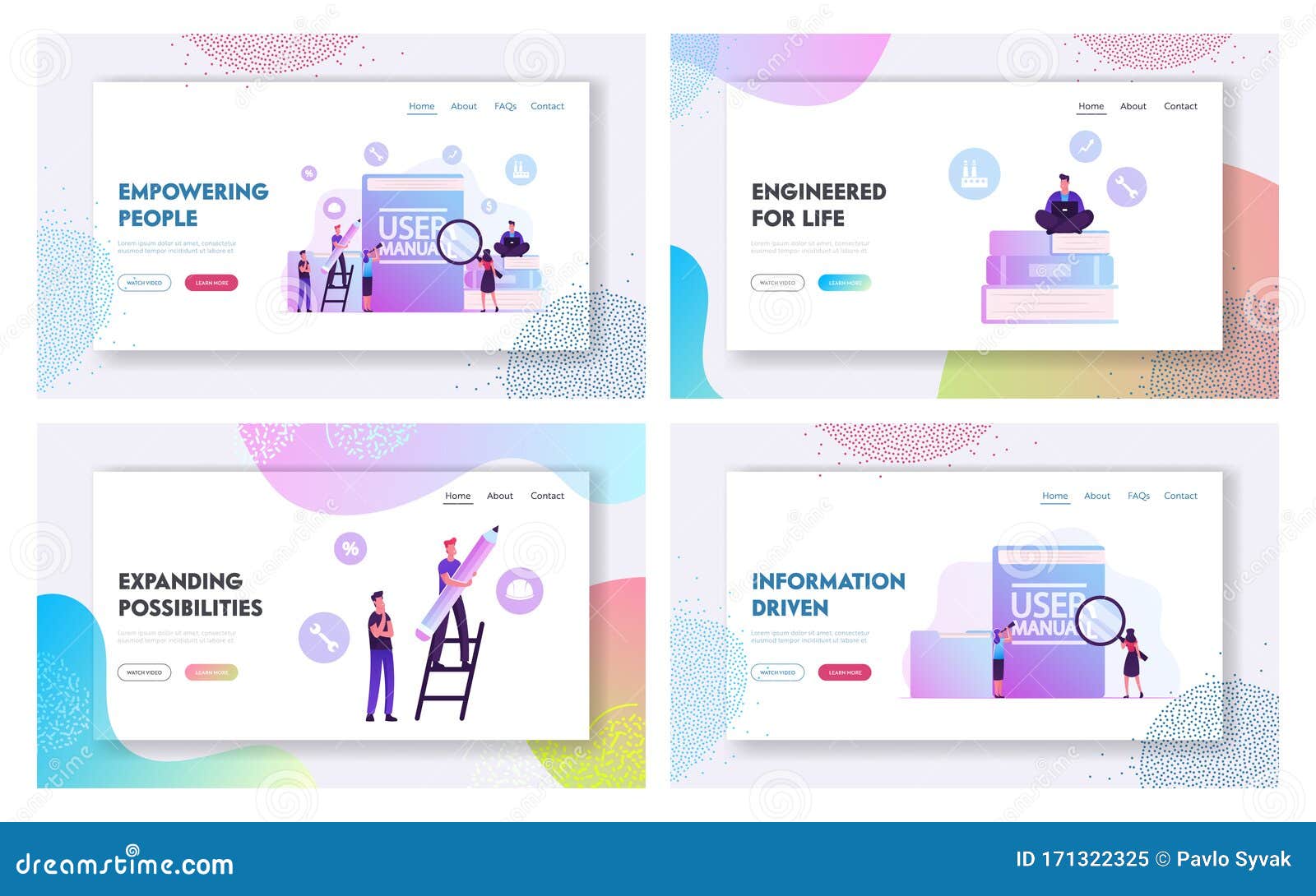 User Manual Instructions or Guidance Booklet Website Landing Page Set ... User Manual Instructions or Guidance Booklet Website Landing Page Set ...
