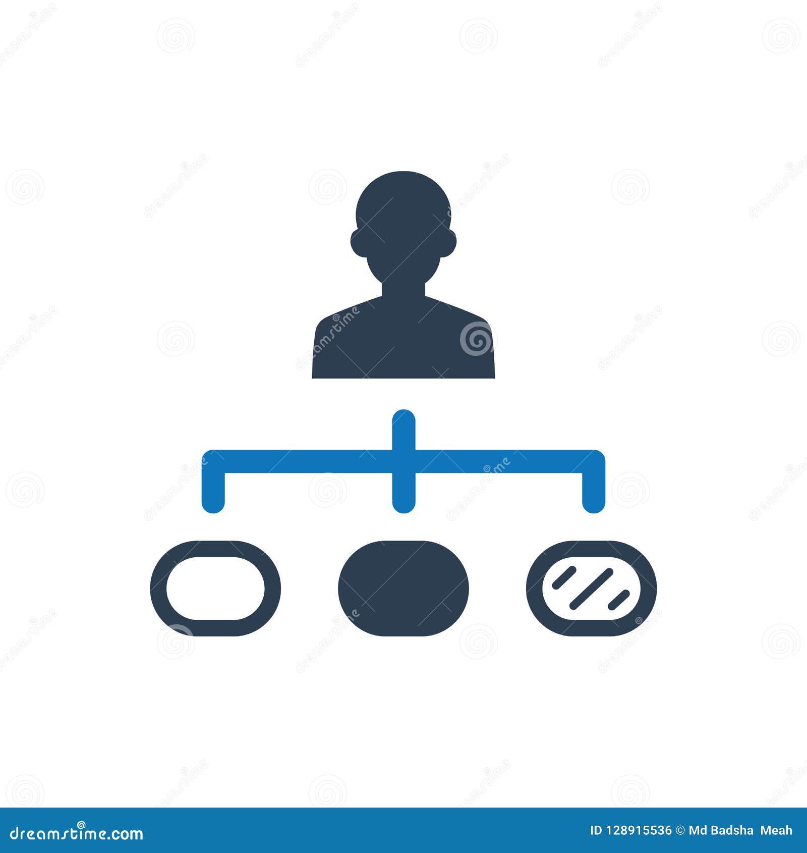 User network icon stock vector. Illustration of manager - 128915536