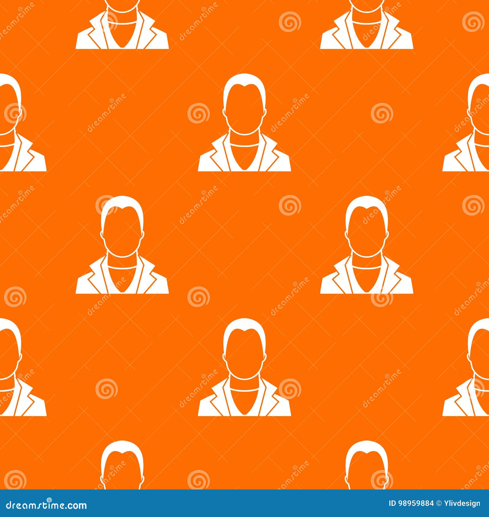 User pattern seamless stock vector. Illustration of male - 98959884