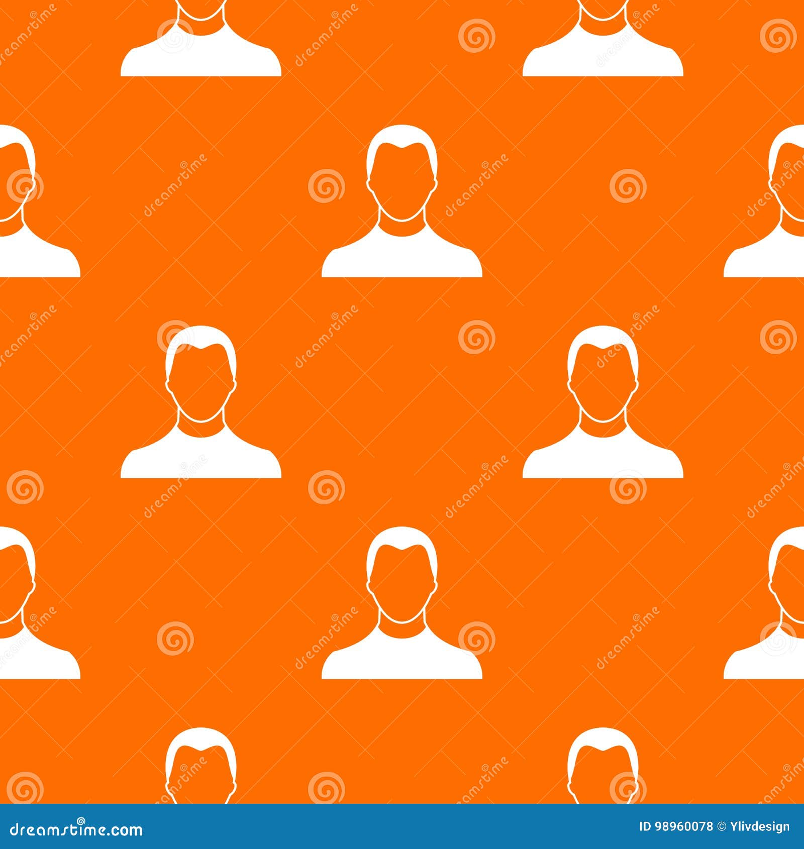 User pattern seamless stock vector. Illustration of login - 98960078