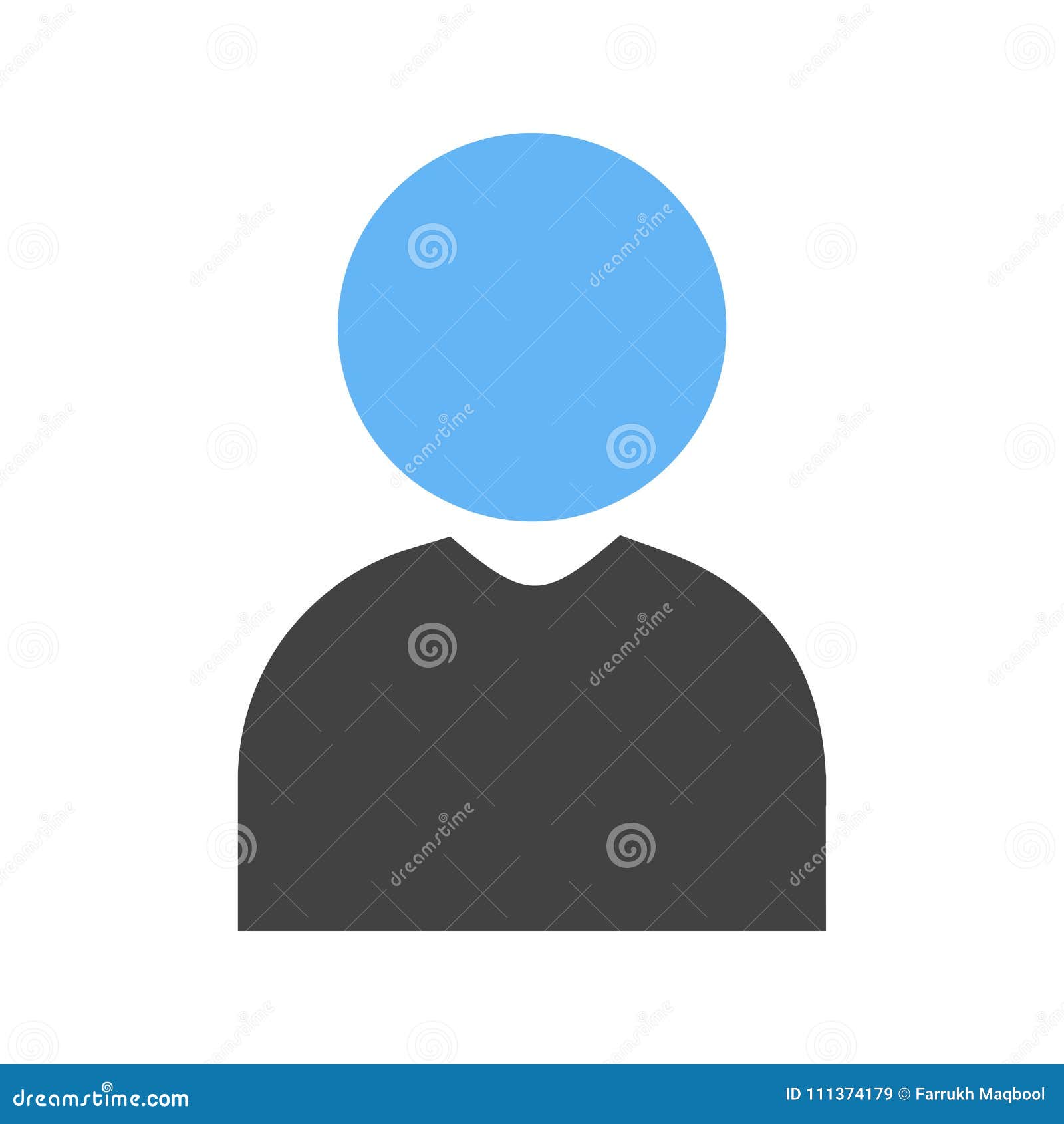 User, people, member stock vector. Illustration of profile - 111374179