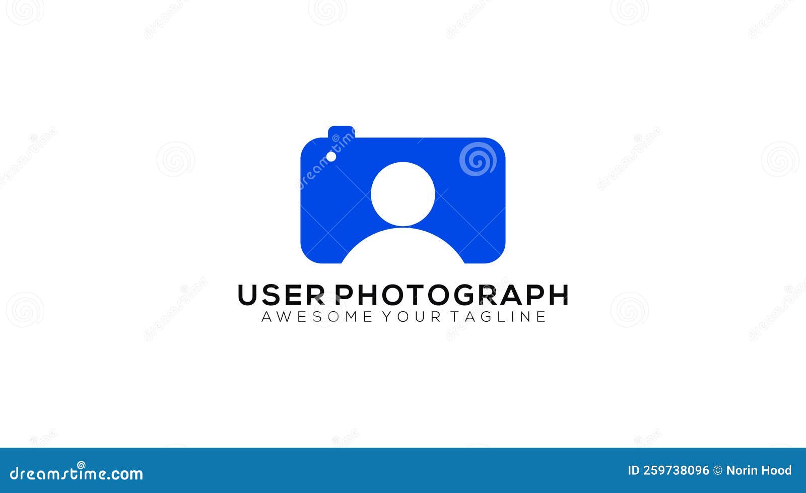 User Photograph Logo Design Vector Illustration. Stock Vector ...