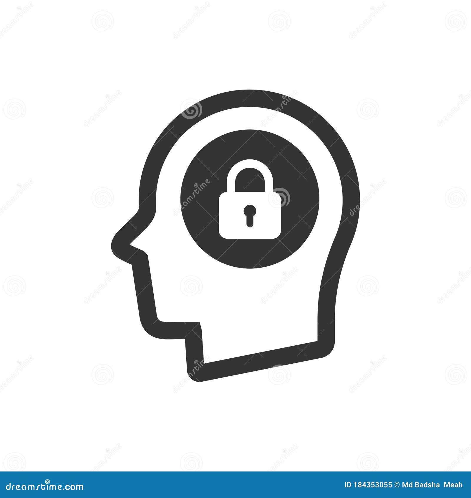 Privacy Icon Vector, Flat Cartoon Shield Checkmark With User Silhouette ...