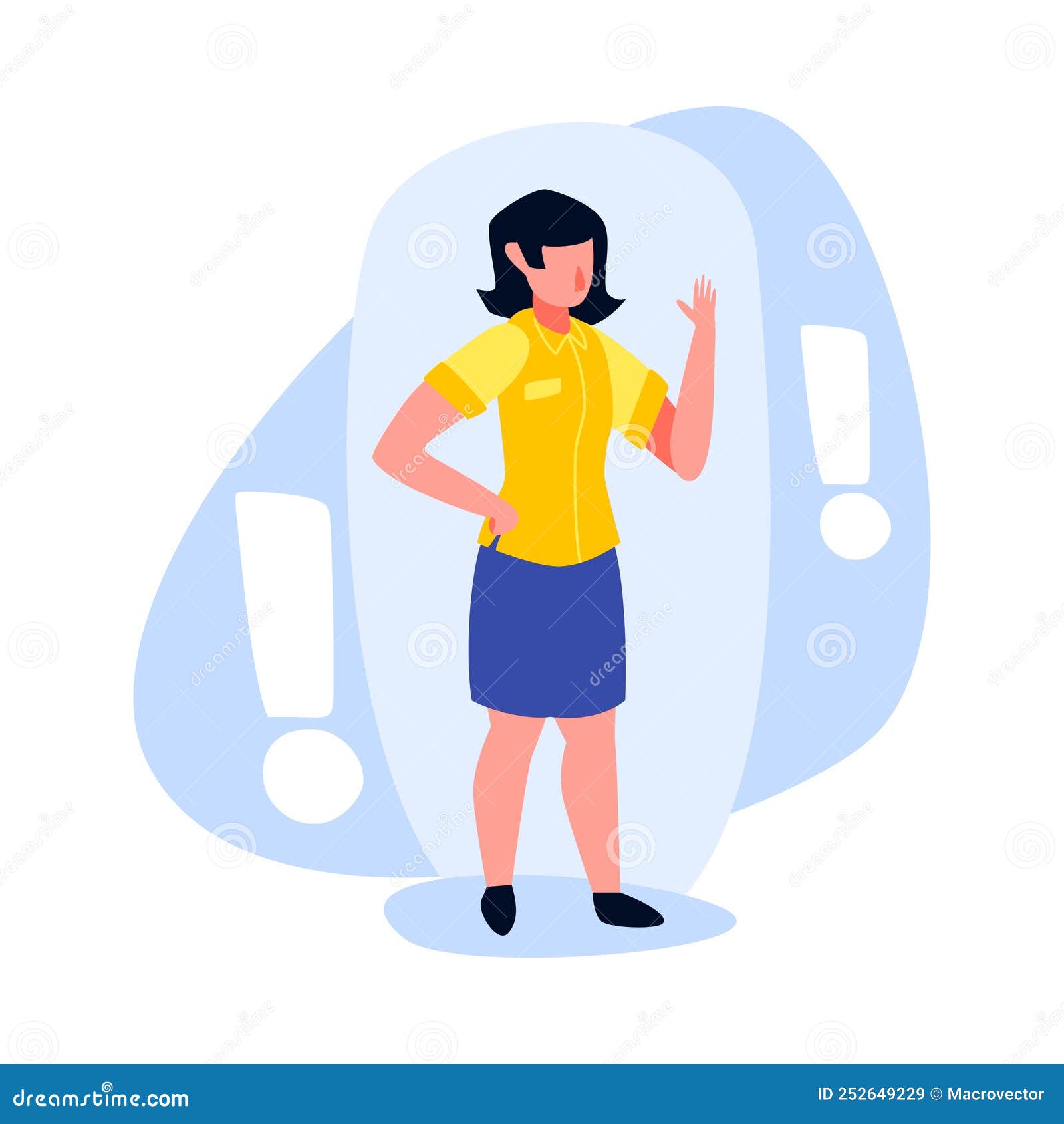 User Problem Support Composition Stock Vector - Illustration of icon ...