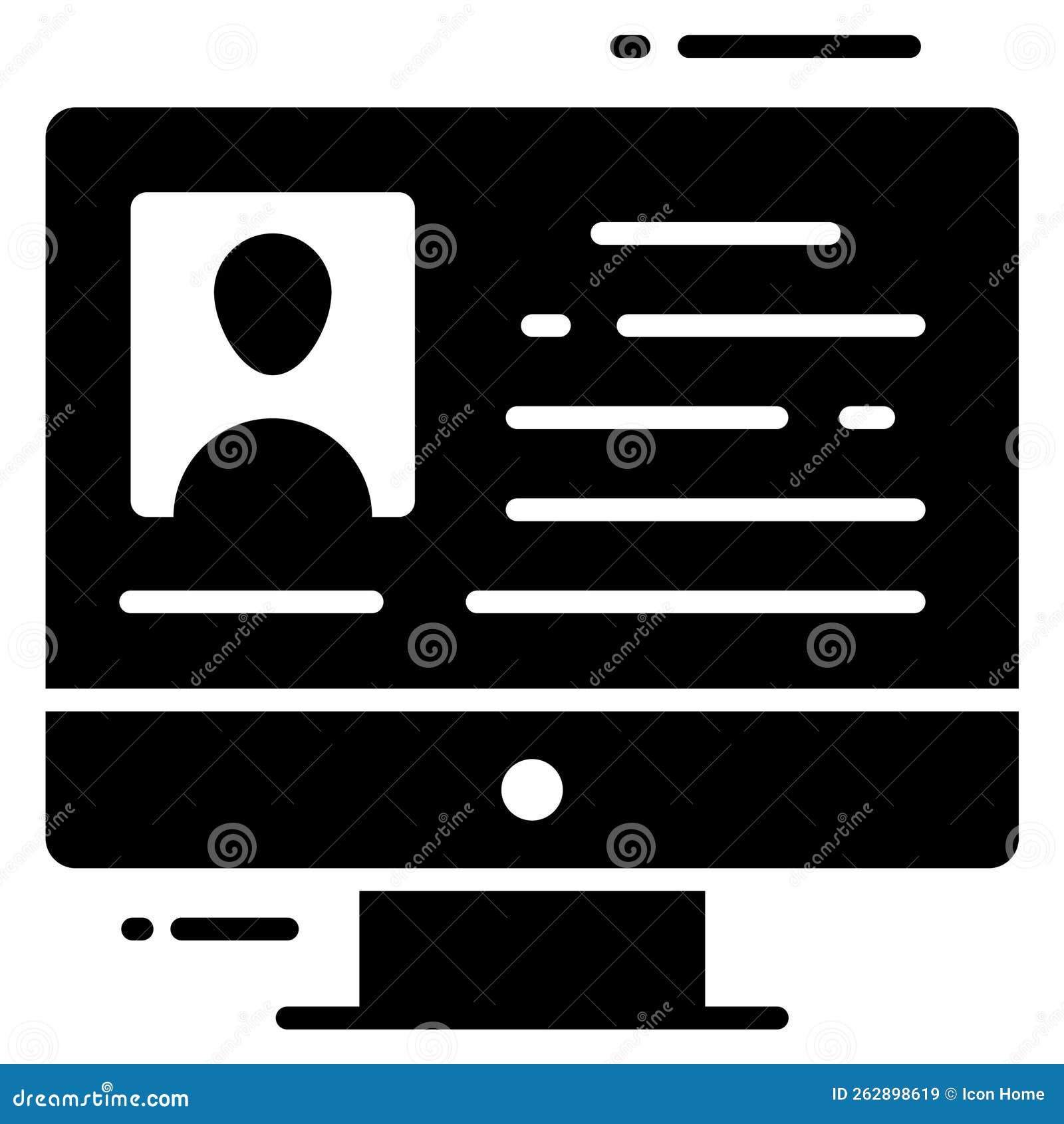 User Profile Copyright Law, Intellectual Property Icon Stock Vector ...