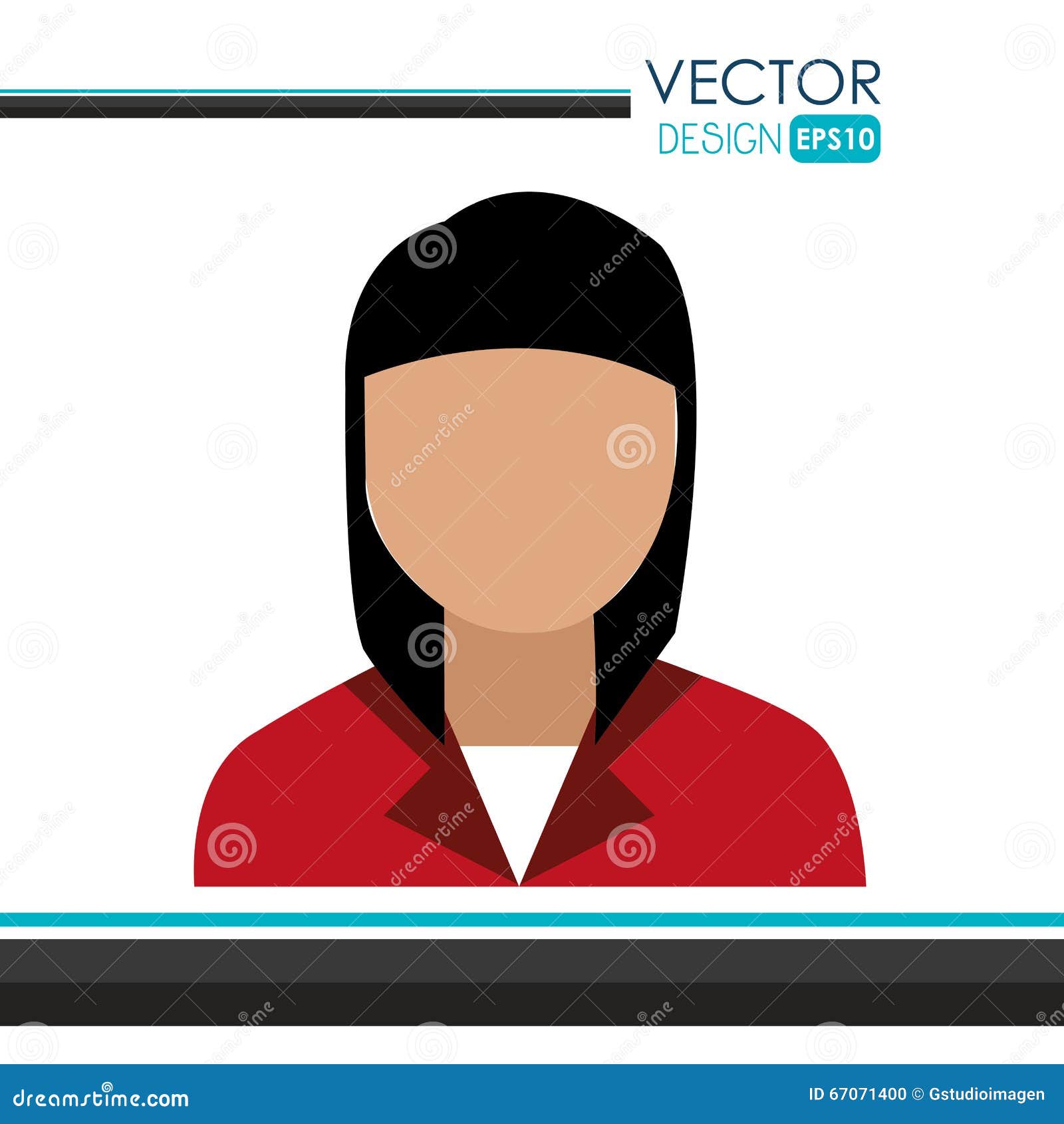 User profile design stock illustration. Illustration of graphic - 67071400