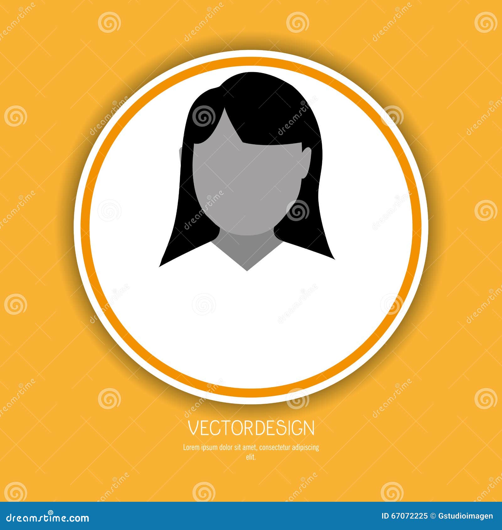 User profile design stock illustration. Illustration of person - 67072225
