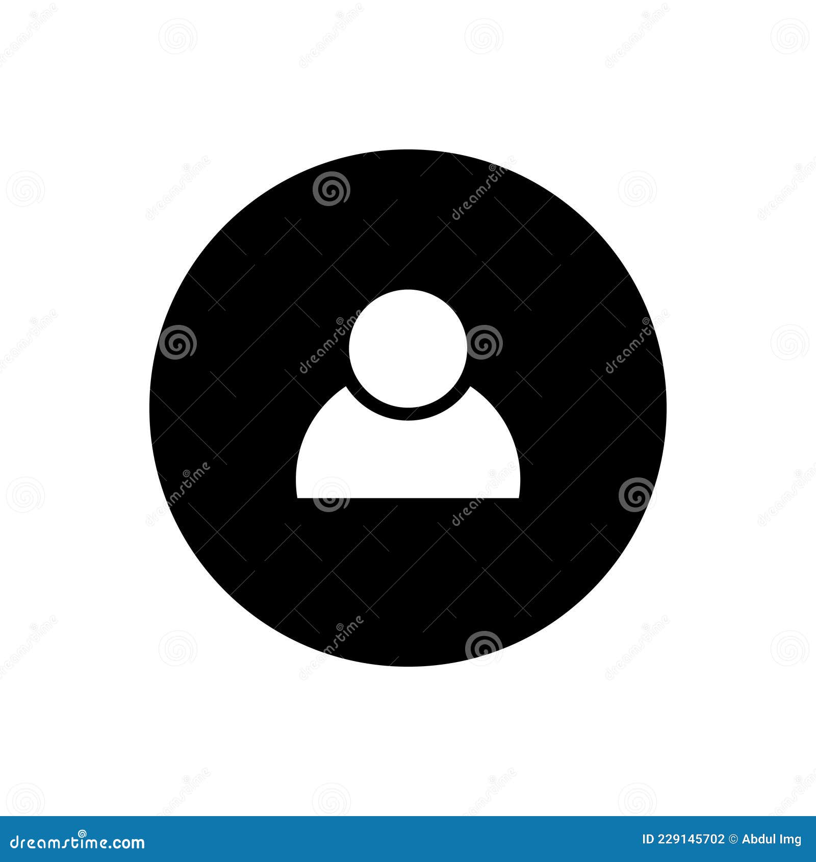 User Profile Icon Isolated on White Background.icon Web Profile.icon ...