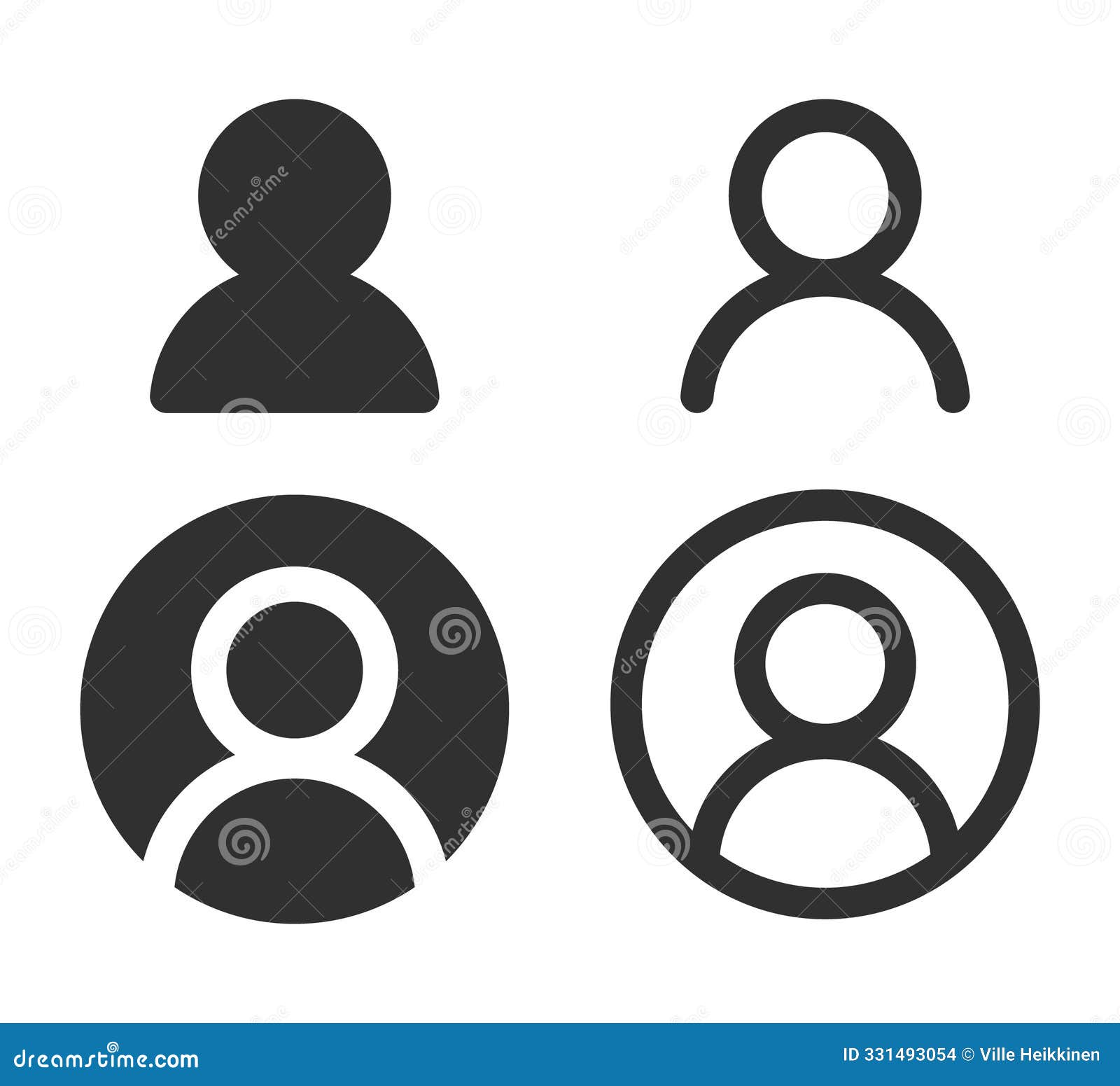 User Profile Login or Access Authentication Icon Vector Illustration Image. Stock Illustration ...
