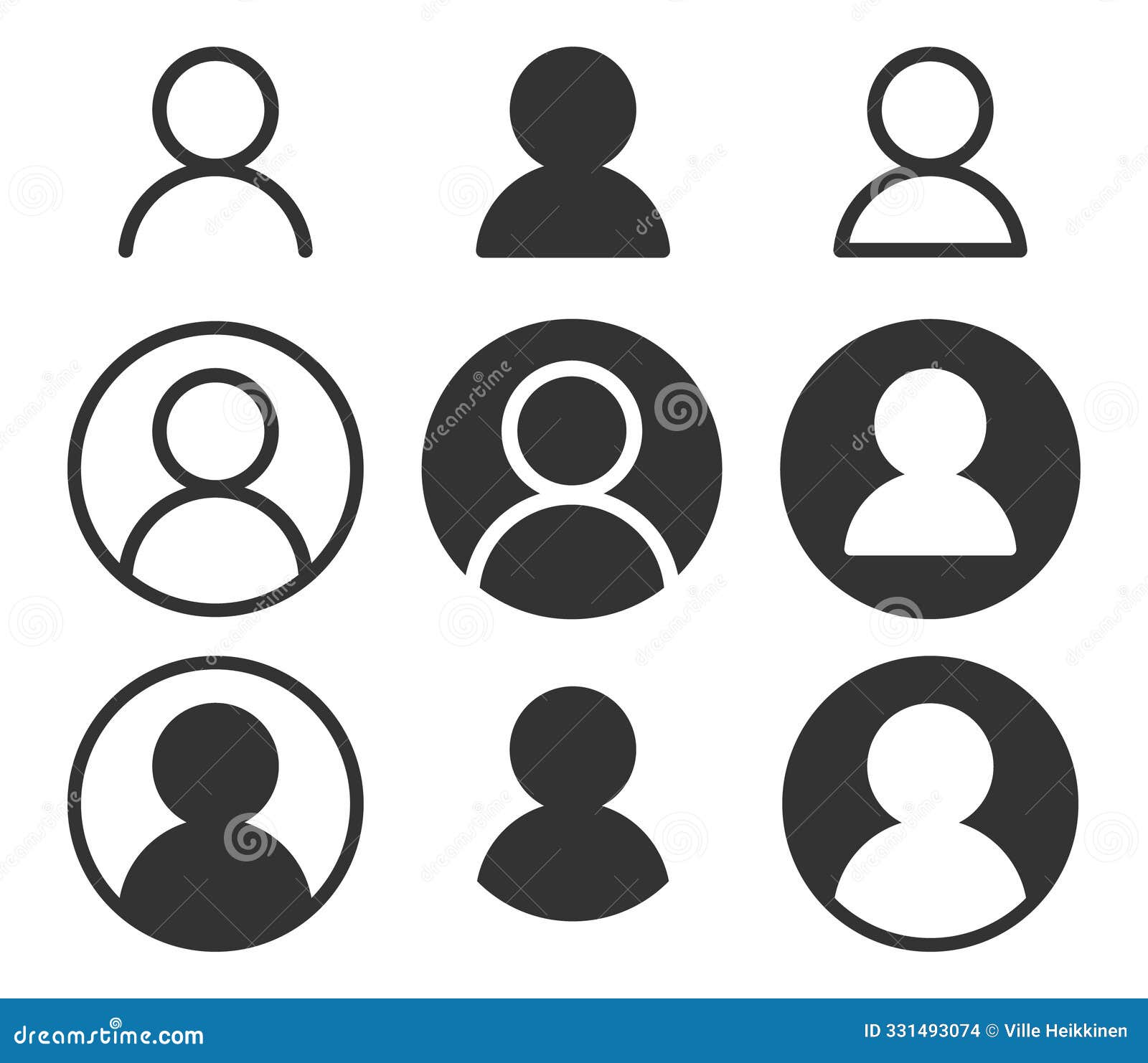 User Profile Login or Access Authentication Icon Vector Illustration ...