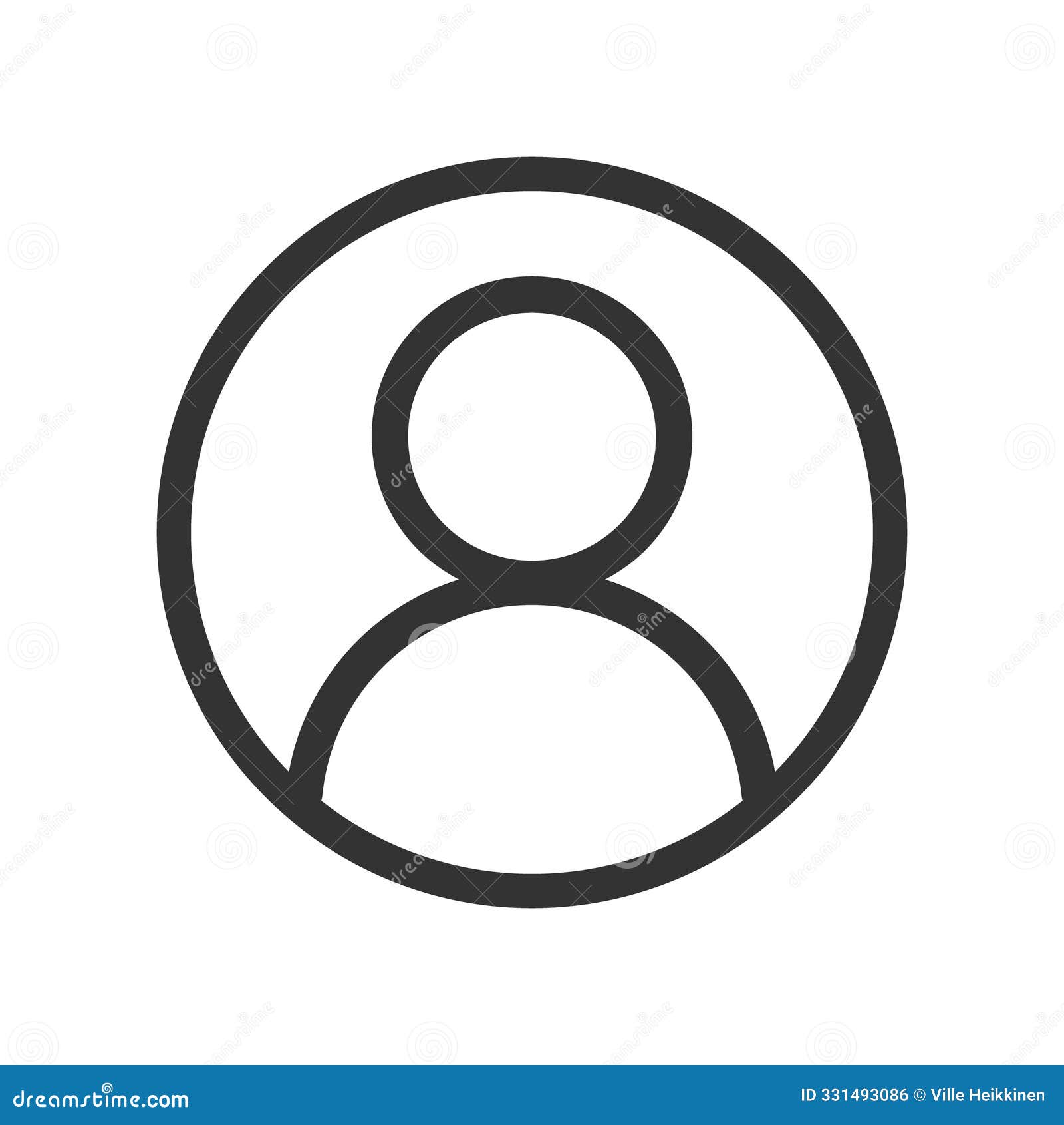 User Profile Login or Access Authentication Icon Vector Illustration ...