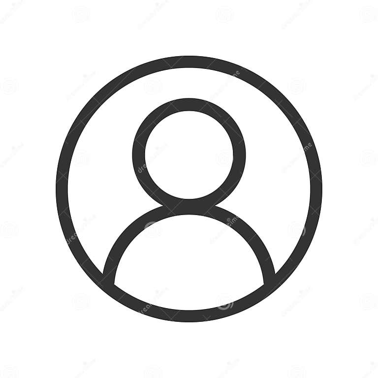 User Profile Login or Access Authentication Icon Vector Illustration ...