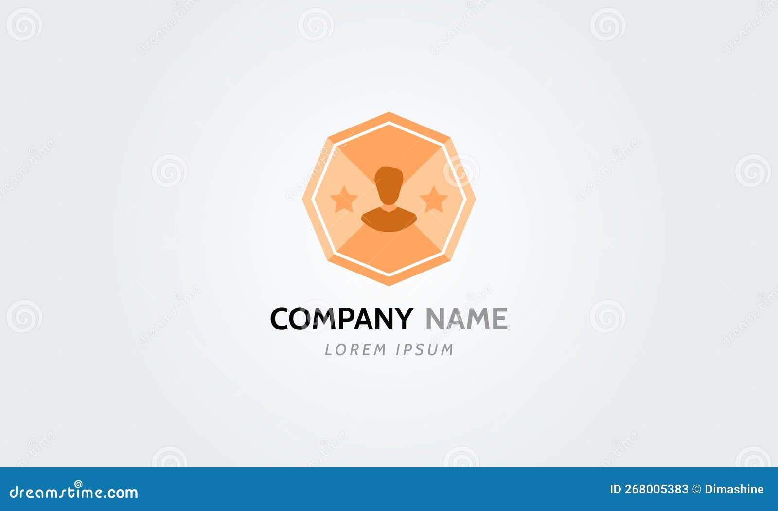 User Profile Login Person. Face Silhouette Logo Icon Vector ...